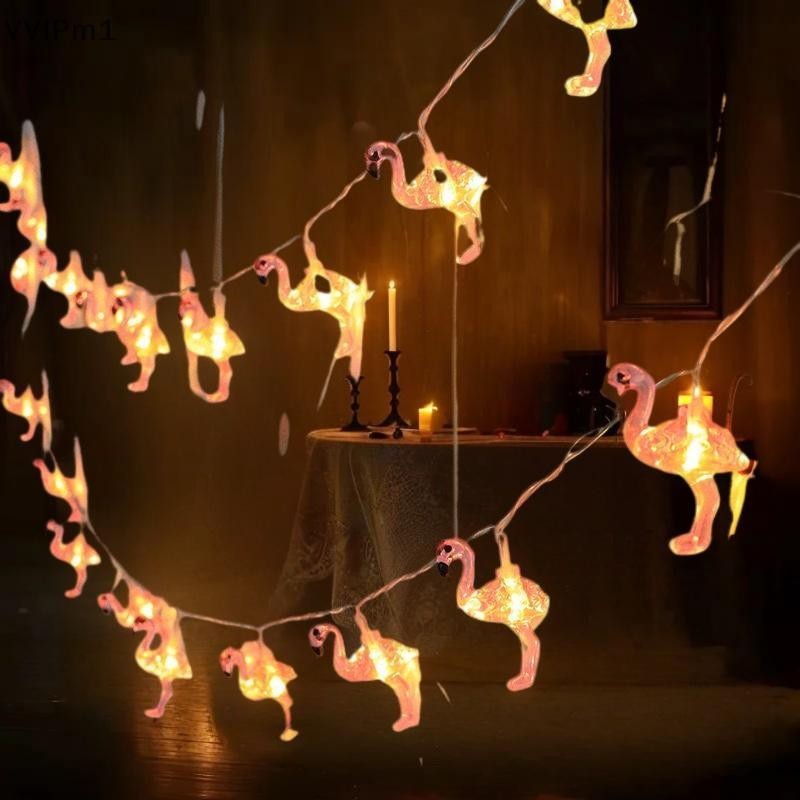 Vvph Summer Hawaii Light String Pine Flamingo Coconut Tree Light ...