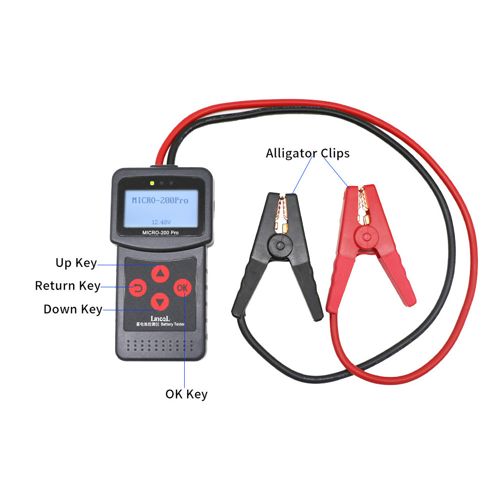 [Fadeble.ph] Alternator Battery Tester with Clip Automotive Battery ...