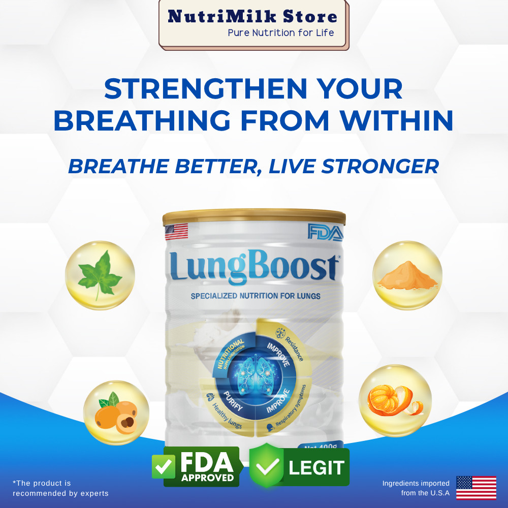 Lung Boost Milk for Adult 400g | Anti-Phlegm Milk for Construction ...