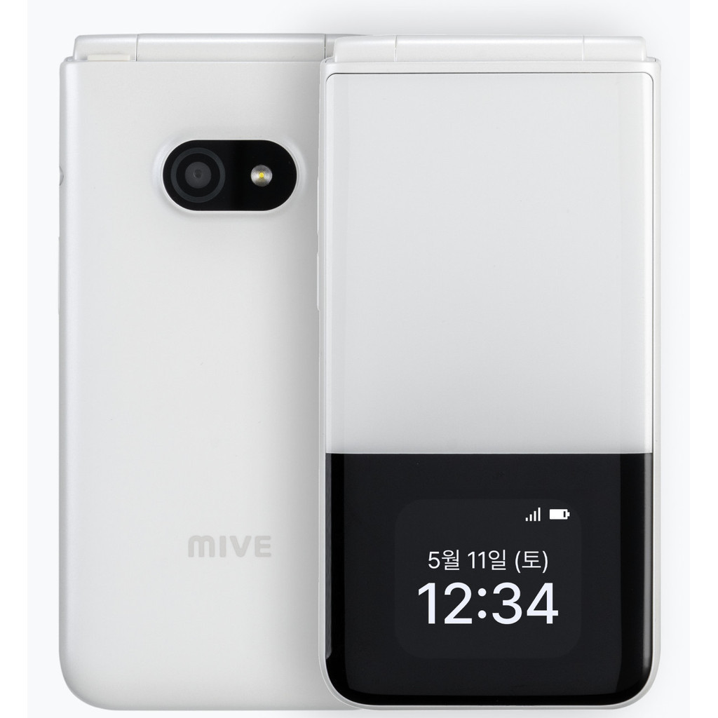 ALT MIVE Style Folder 2 AT-M140 3GB 32GB Flip Phone Android 14 Volte 4G LTE Touchscreen ...