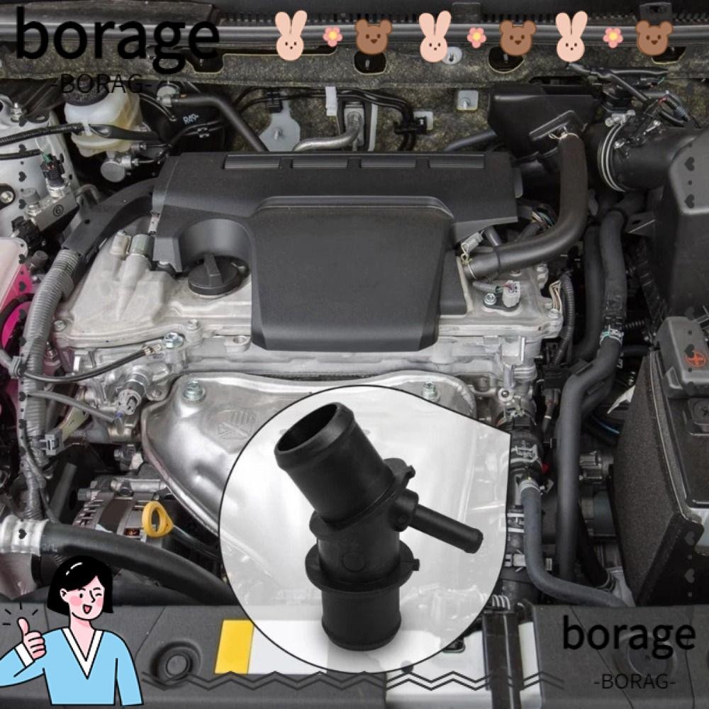 BORAGE Auto Coolant Pipe Adapter, Heat Resisting Black Car Radiator ...