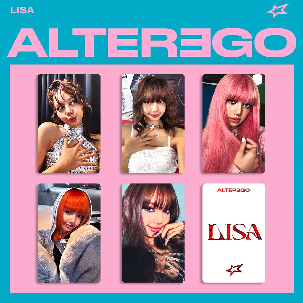 Lisa alter ego Album Photocard Merchandise Redhead lisa Japanese Album ...