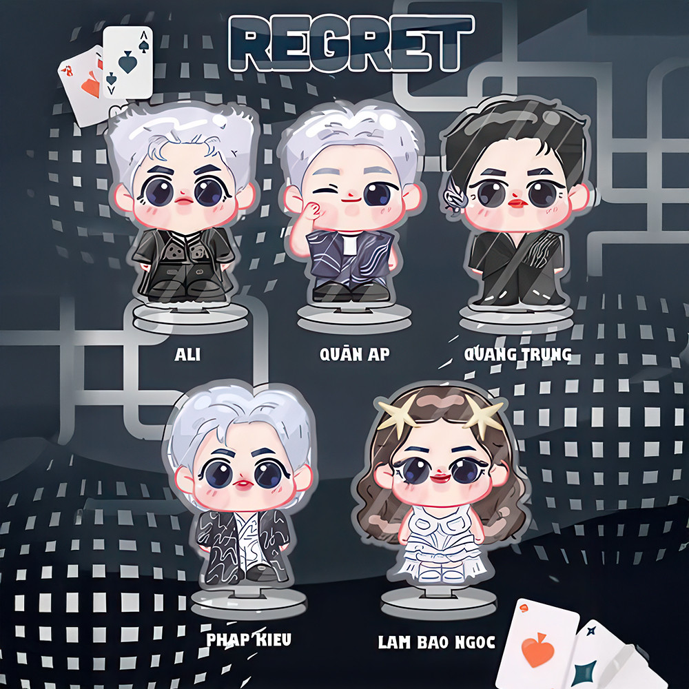 3-5CM mini chibi standee model ATSH say hi Regret Wrighthanoi | Shopee ...