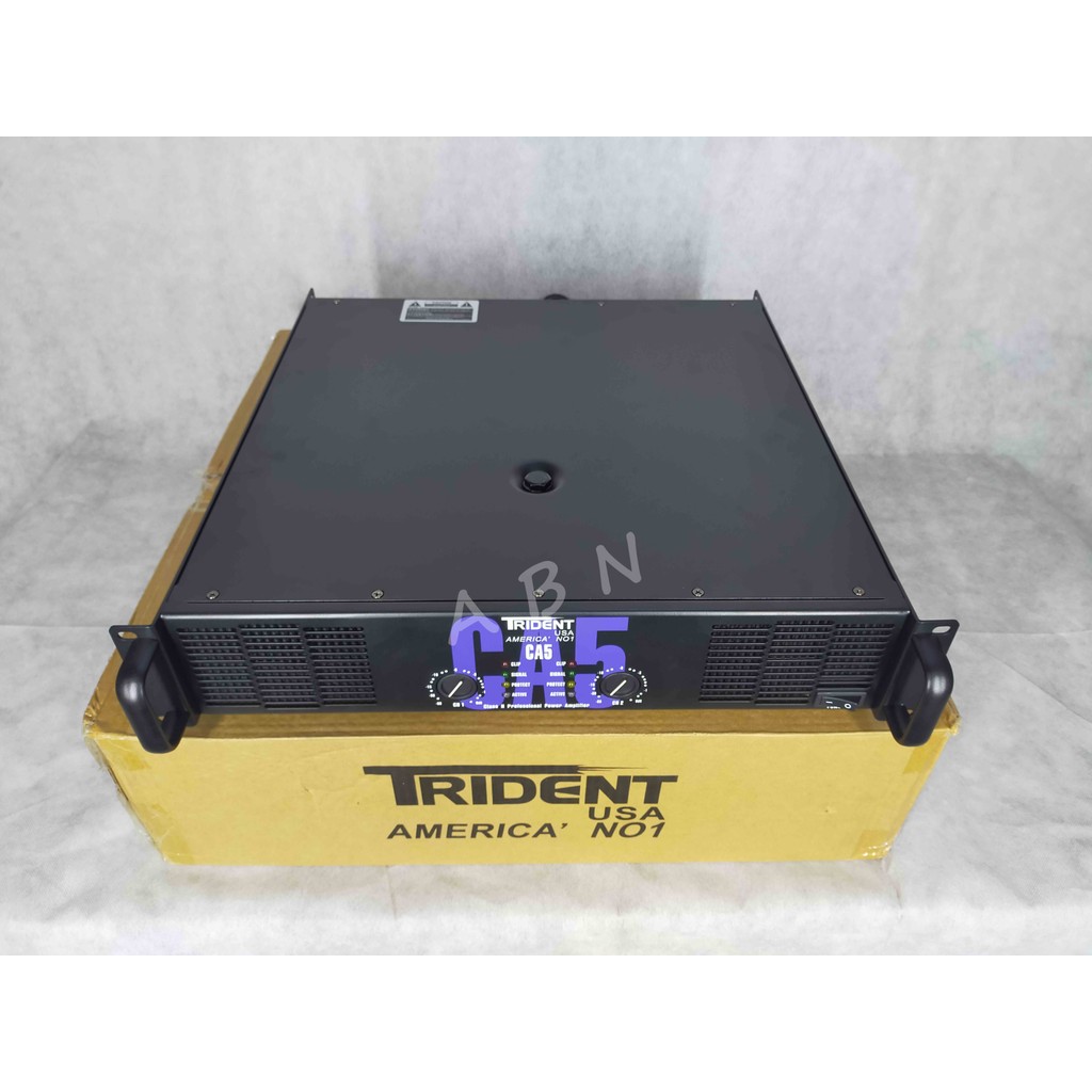 Professional Power Amplifier Trident CA5 400Watts RMS | Shopee Philippines