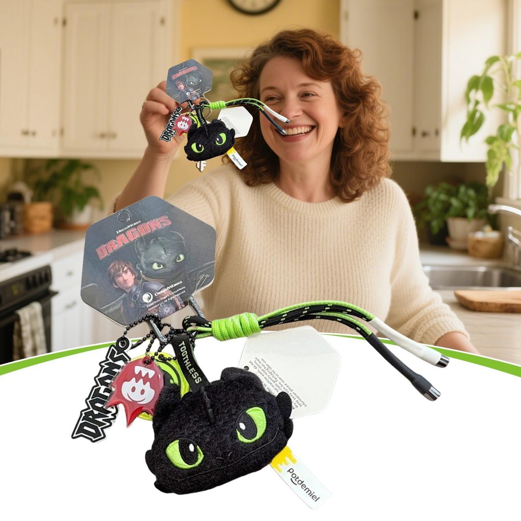How To Train Your Dragon Night Fury Movie Character Keychain TV Movie ...