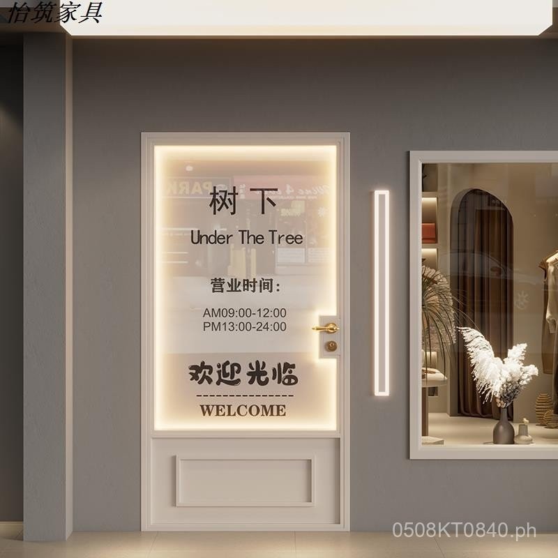 French Style Glass Door Shop Door Clothing Store Door Private Room Door ...