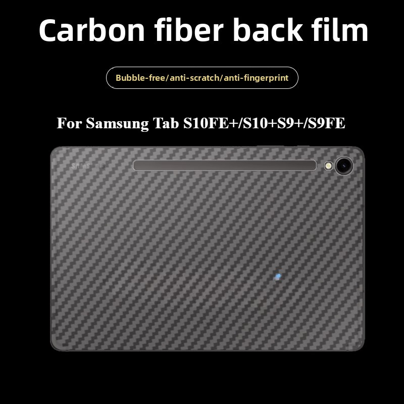 Carbon Fiber Skin Back Film For Samsung Galaxy Tab Tab S10 FE+ 13.1 ...
