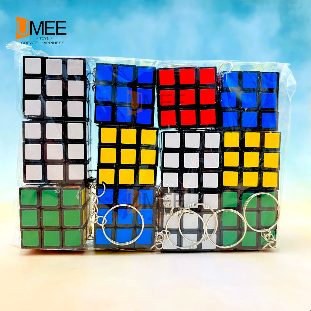 12pcs Party Gift Keychain Cube Design 3.0cm For Party Gift-Loot Bag ...