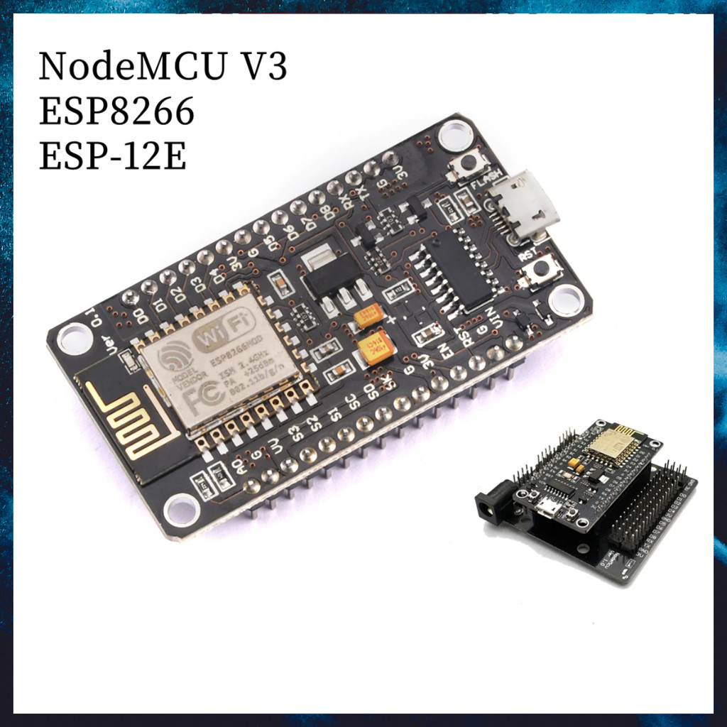 NodeMCU V3 ESP8266 ESP-12E WiFi Development Board Wireless Module CH340G for Arduino+expanding ...