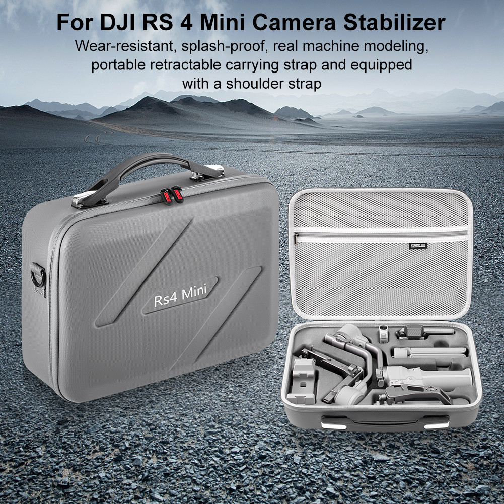 For DJI RS4 Mini Carrying Case PU Portable Storage Bag Shockproof ...