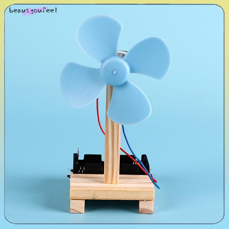 Beautyoufeel 1Pc Blue DIY Electric Fan Experiment Model Physics Science ...