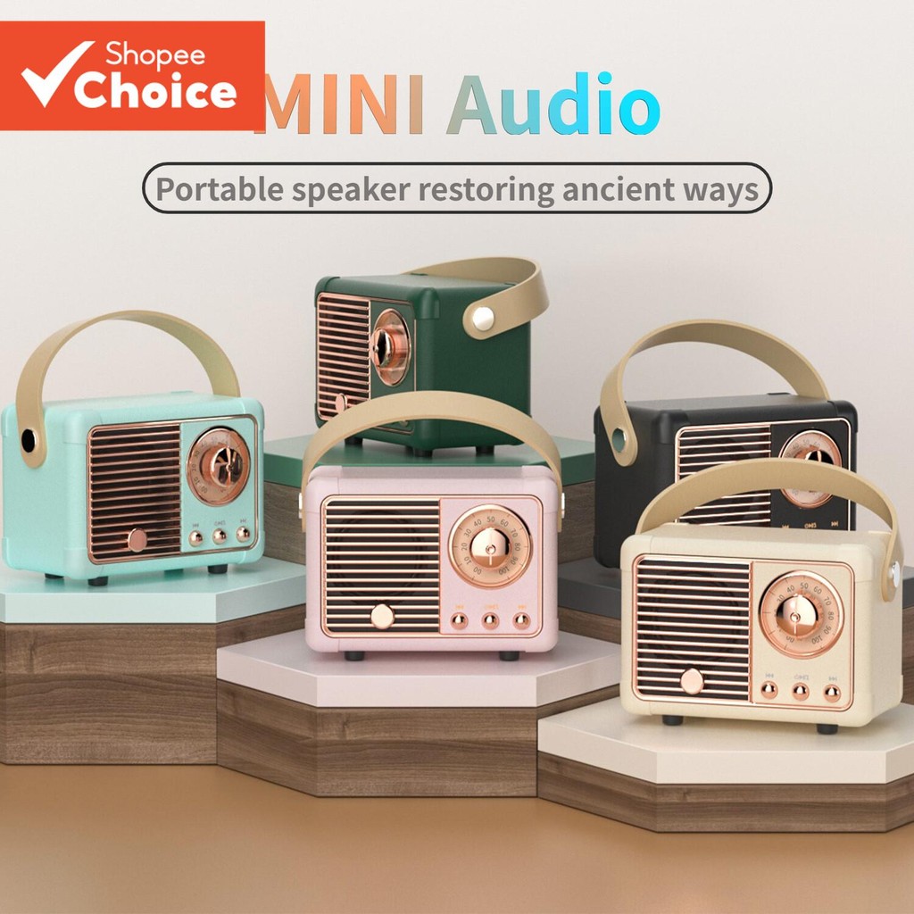 New Retro Bluetooth Speaker HM11 Classical Retro Music Player Sound ...