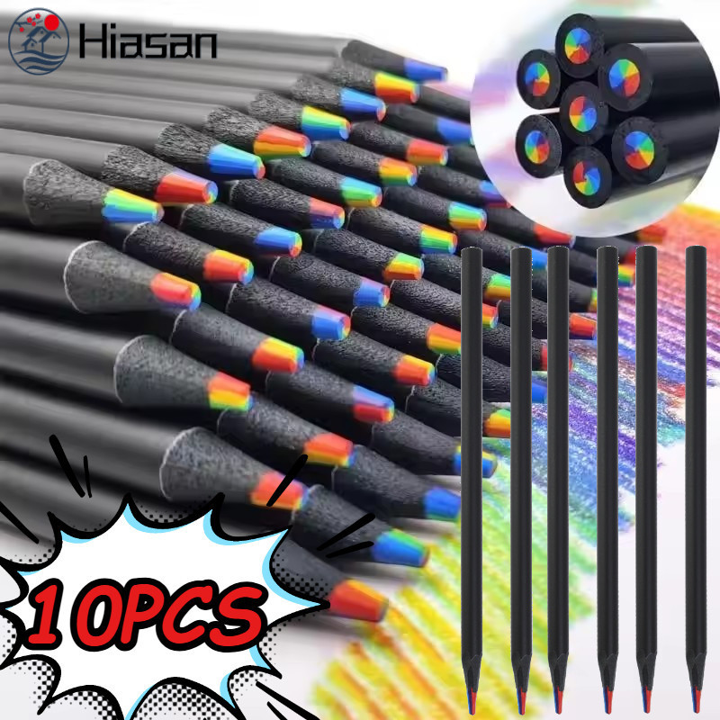 3-10Pcs Colorful Gradient Pencil - for Art Graffiti Painting - Students ...