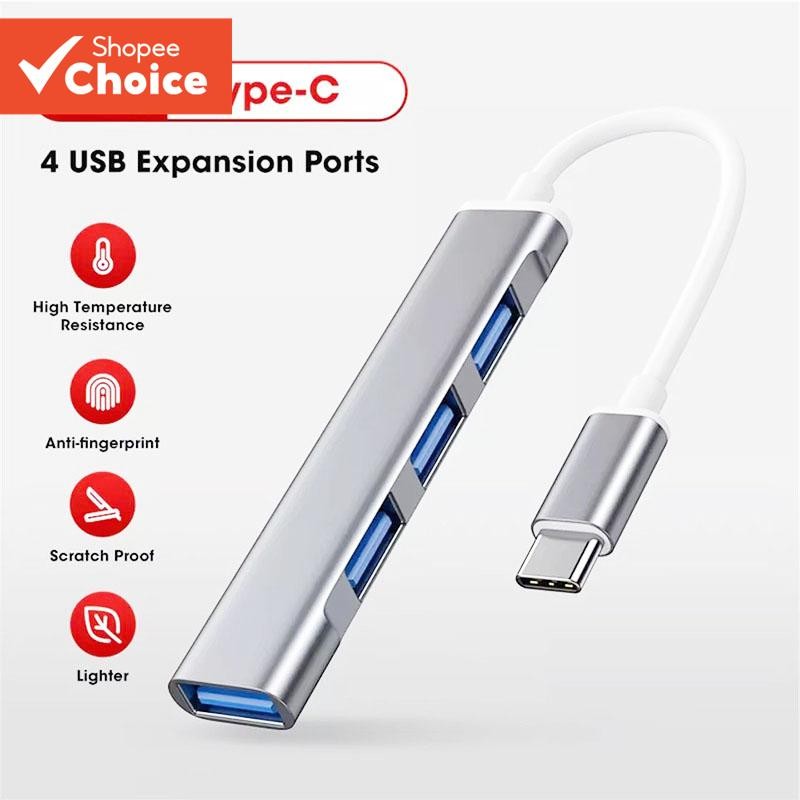 4 in 1 Type C to USB HUB High Speed Multi Port USB3.0 Splitter Adapter ...