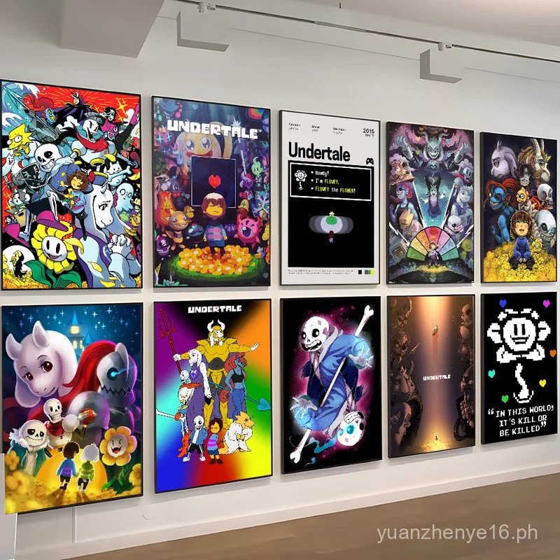 Game Undertale Anime Posters Sticky HD Quality Wall Art Retro Posters ...