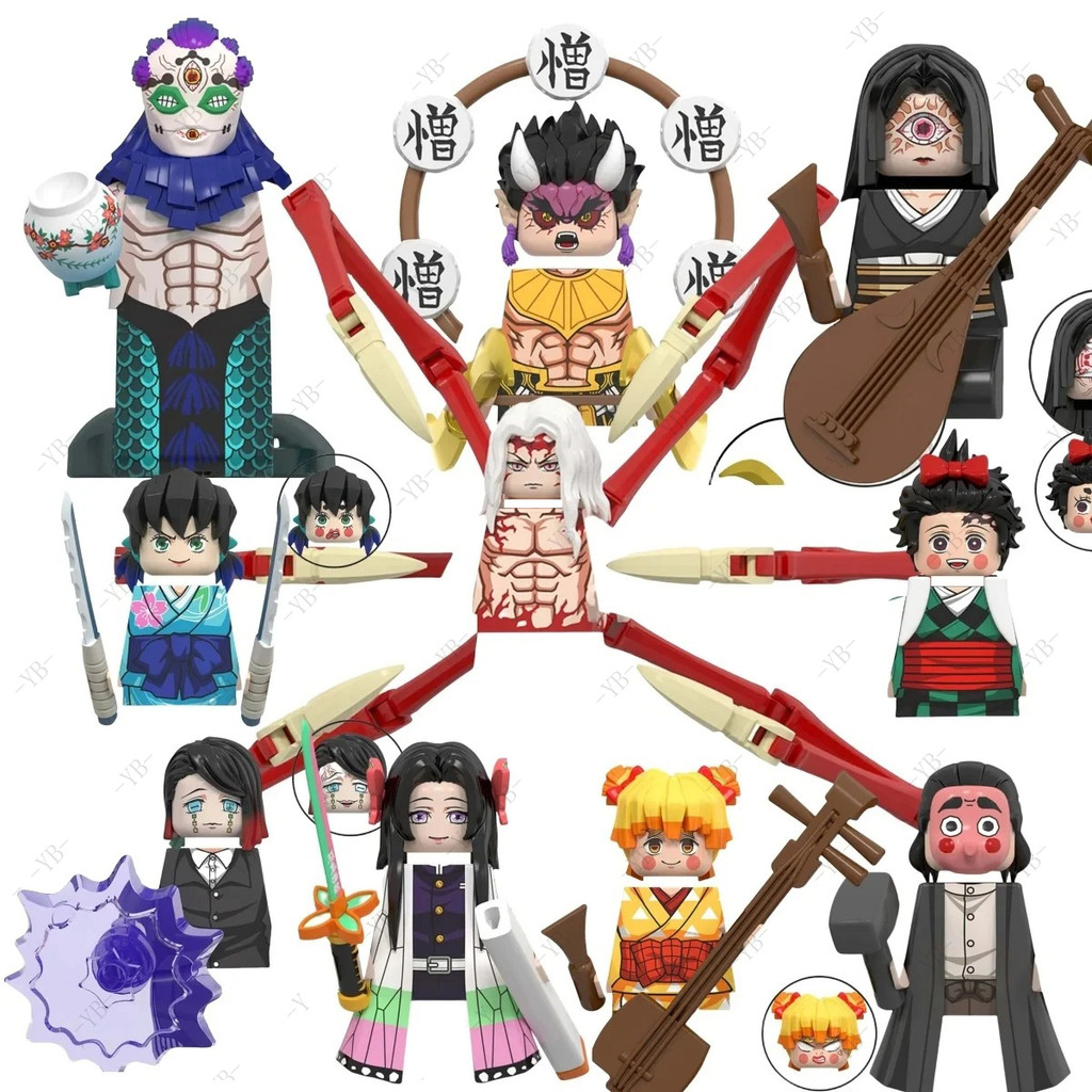 Anime series Demon Slayer Kimetsu no Yaiba Tanjiro puzzle building ...