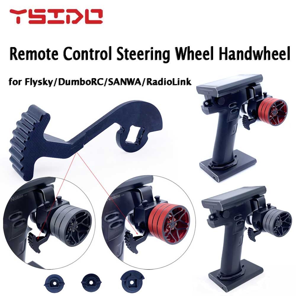 YSIDO Remote Control Steering Wheel Handwheel for RC Transmitter TQI ...