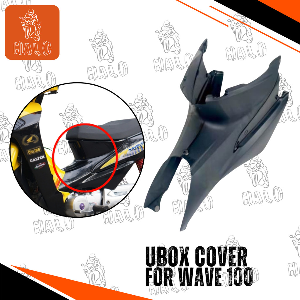 [HALO MOTOR] MOTORCYCLE UBOX COVER FOR WAVE 100 1 PAIR | Shopee Philippines