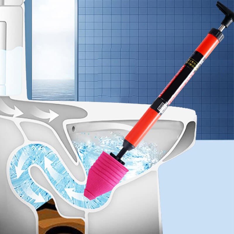 [SJM] Plunger Pump WC Suction Pump Clogged Toilet Drain Buster - Fast ...