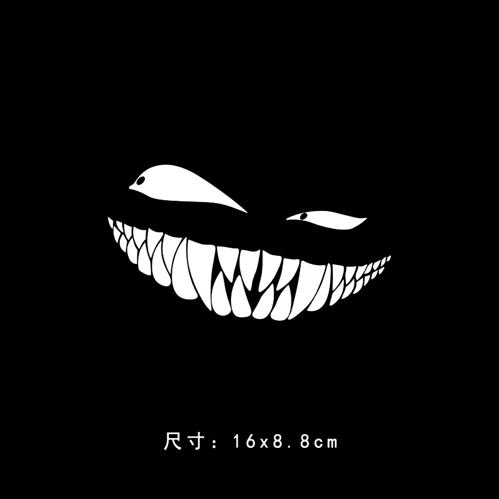 Venom Killer Smile Sticker Decals for Motorcycle Waterproof Stickers ...