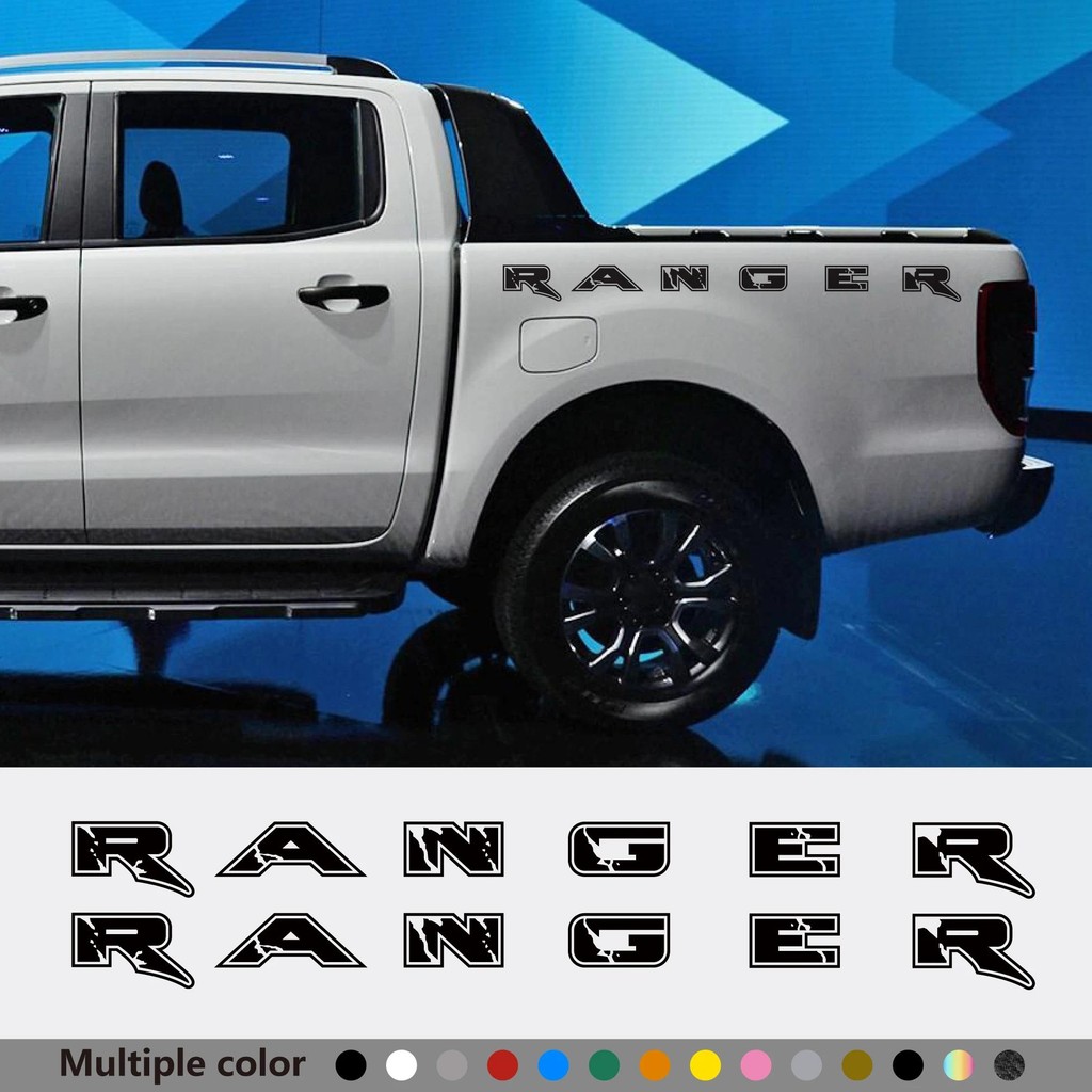 Car Rear Trunk Stickers Apply For Ford Ranger XLT Raptor Pickup ...