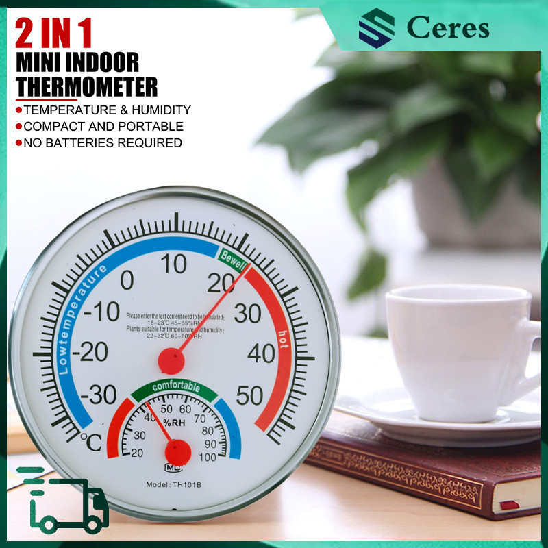 Thermometer And Hygrometer High Accuracy Accurate Measure | Shopee ...