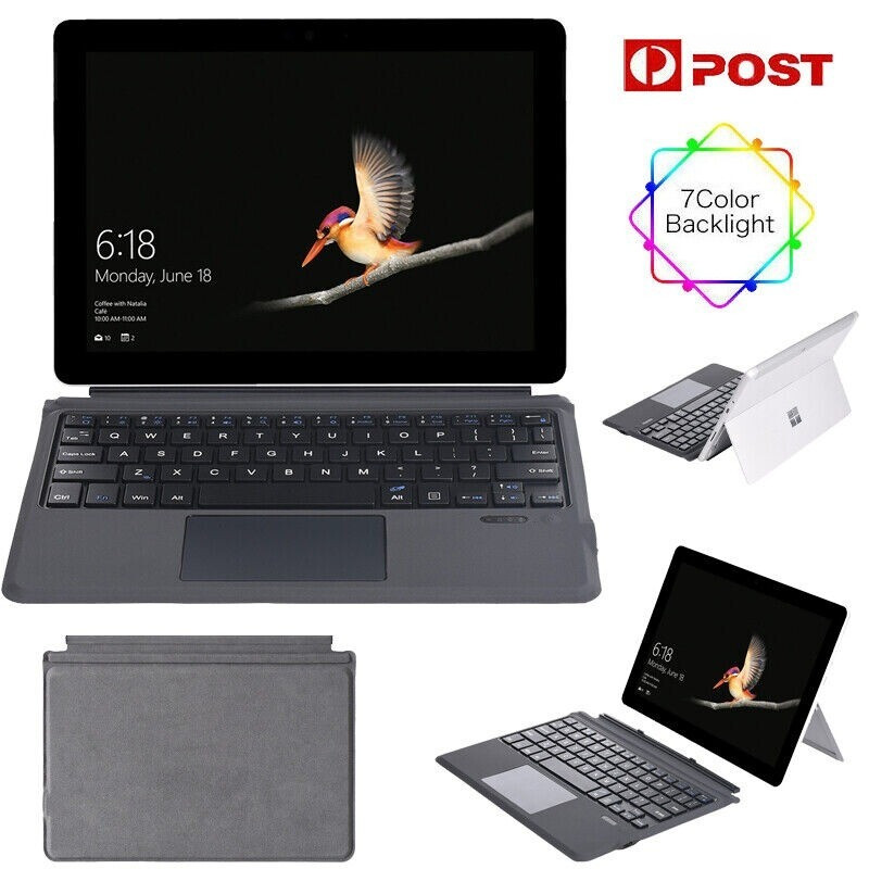 For Microsoft Surface Go 1 2 3 4 Wireless Touchpad Backlight Keyboard ...
