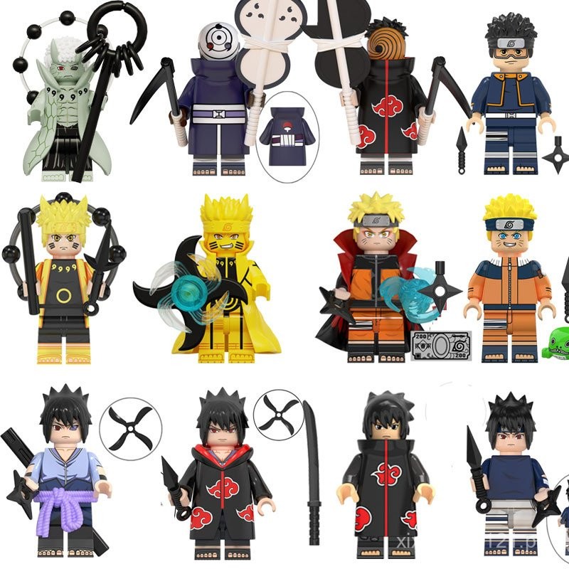New Domestic Educational Building Blocks Minifigures Naruto Third-party ...