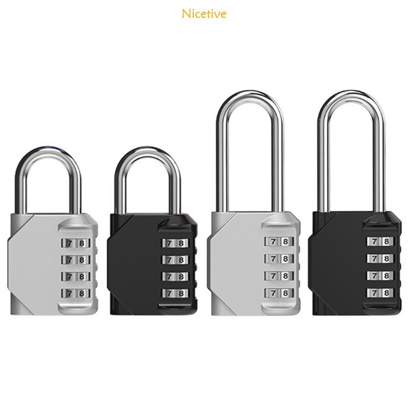 NICE 4 Digit Locker Padlock for School Gym Lockers Weatherproof Coded ...