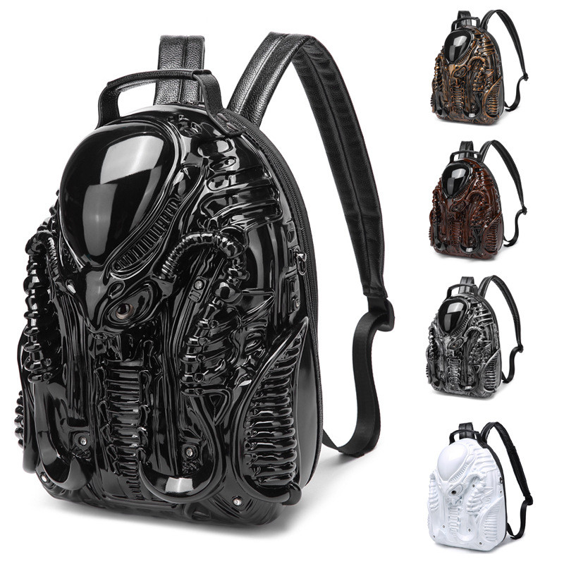 Niche Creative Design Alien Backpack Cyberpunk New Trendy Backpack ...