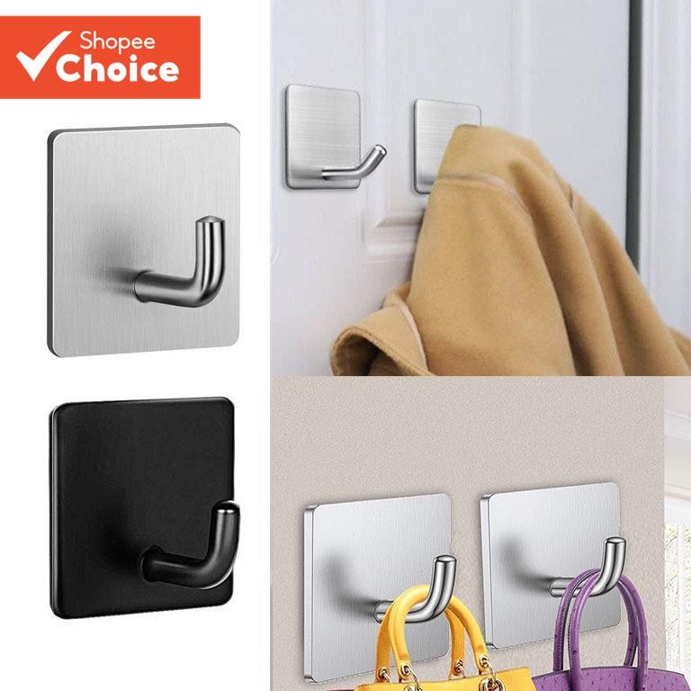 Stainless Steel Sponges Holder Self Adhesive Sink Drain Drying Rack ...