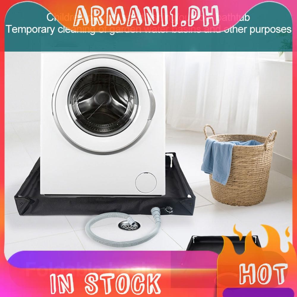Portable Shower Pan with Drain Hose Foldable Shower Base for Indoor and ...