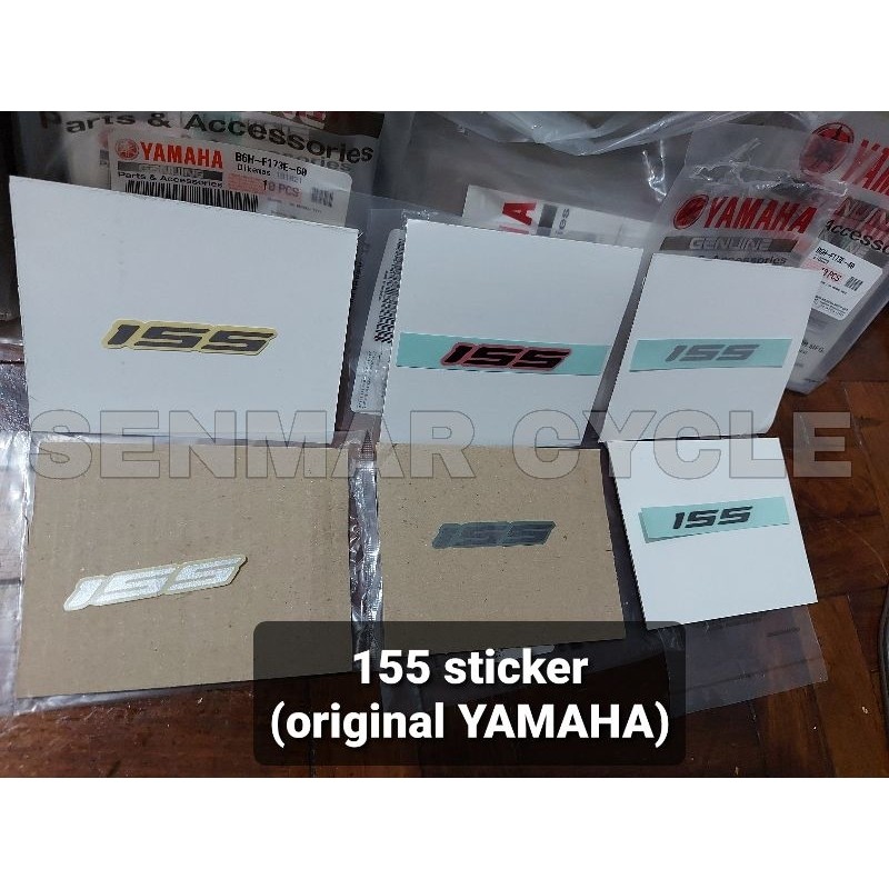 155 STICKER ( ORIGINAL YAMAHA ) | Shopee Philippines