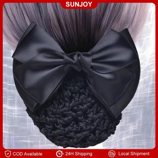 Hair Net Clip Ribbon Korean Version of Women Office Work Nurse Hotel ...