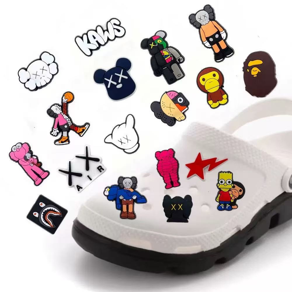 kaws Jibbits Charms Clogs Pins Accessories for Croc Women Shoe ...
