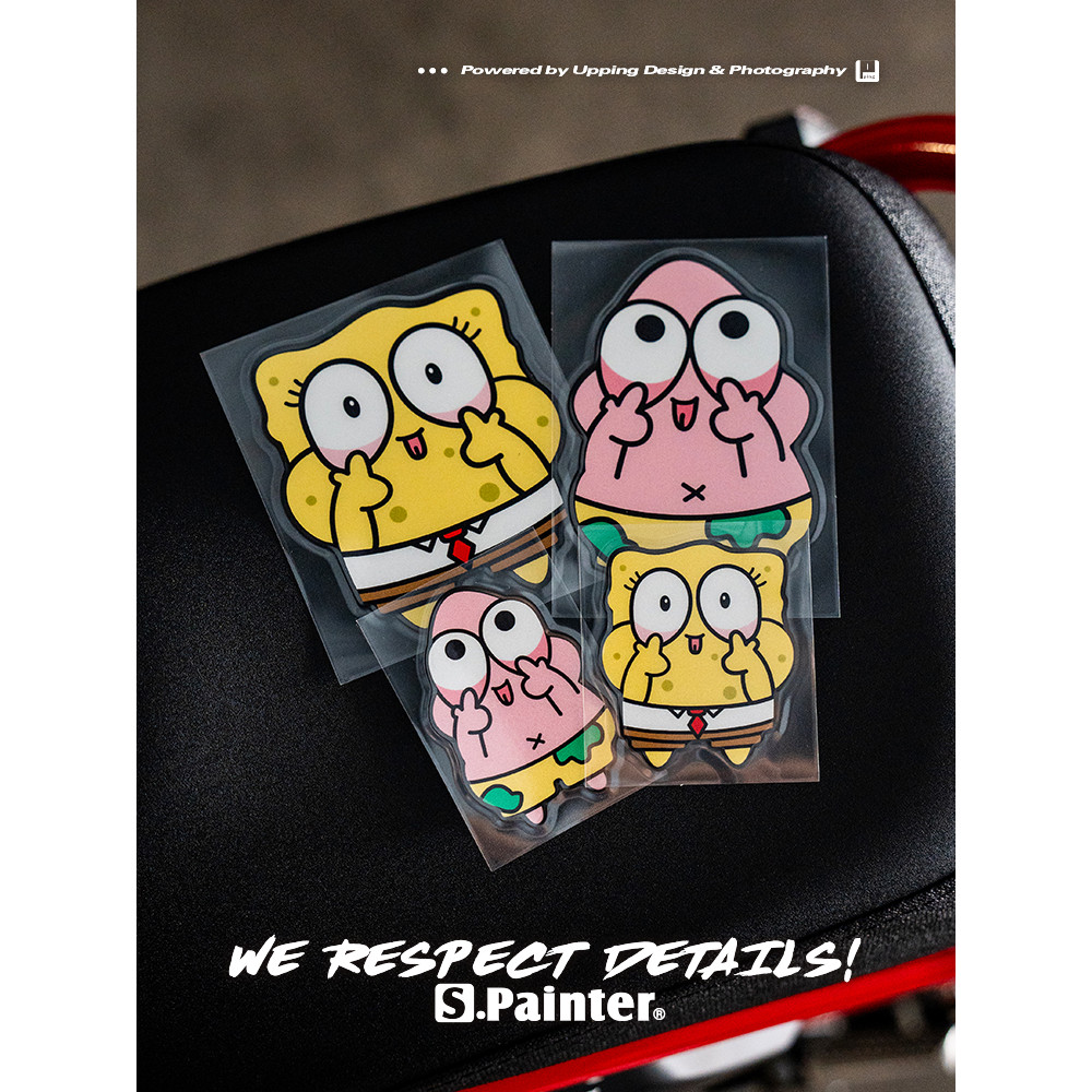 Brand New SP Bumper stickers Cartoon SpongeBob Patrick Star Stickers ...