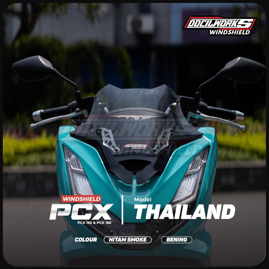 NZDocilworks - Visor Windshield Thailand honda PCX 160 PCX 150 (2021 ...
