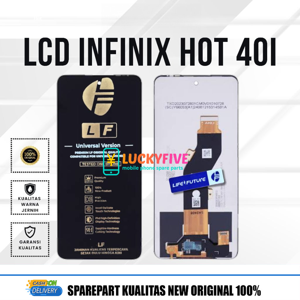 LCD Infinix Hot 40i X6528 Original Fullset Touchscreen Life Future ...