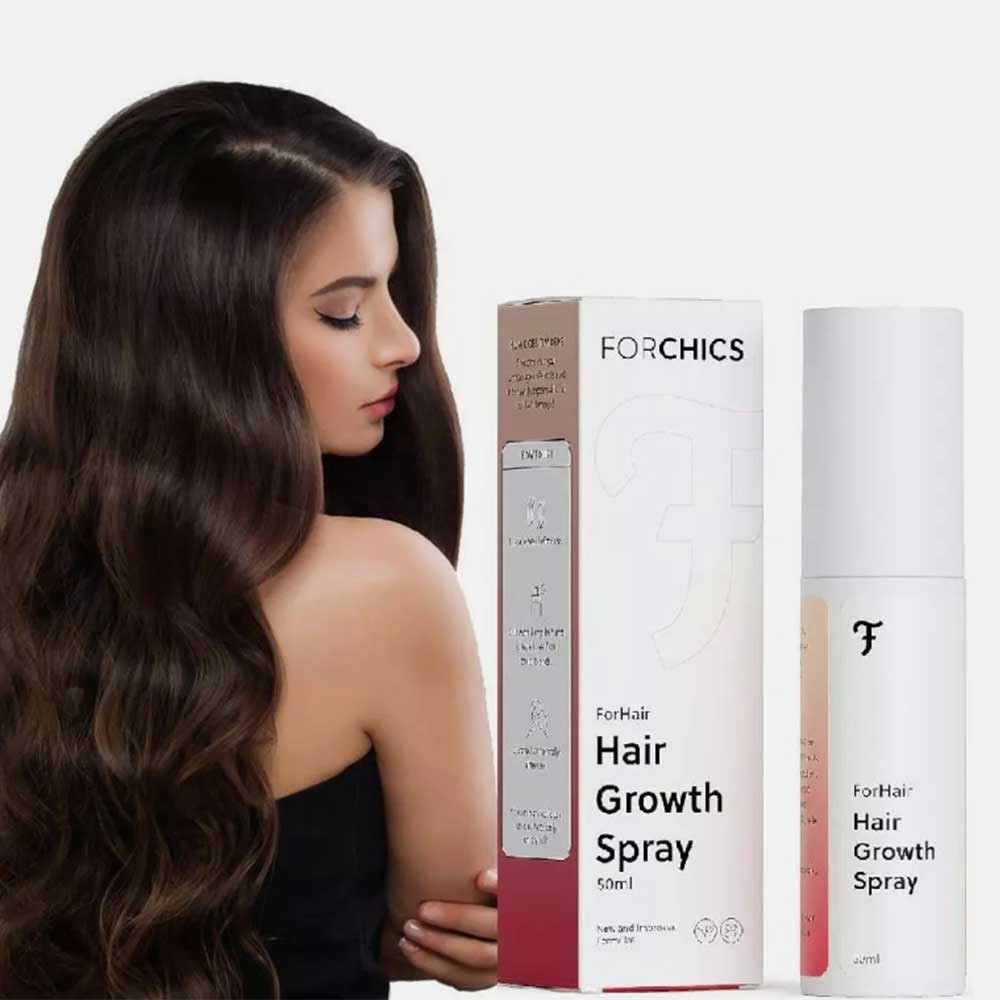 FORCHICS Hair Growth-Spray Promote Thicker Natural Hair 50ml | Shopee ...