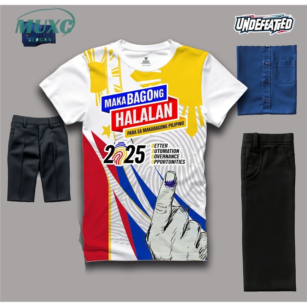 【HALALAN 2025 Tshirt 】2025 Philippines MAKABAGONG HALALAN FEATURED Full ...