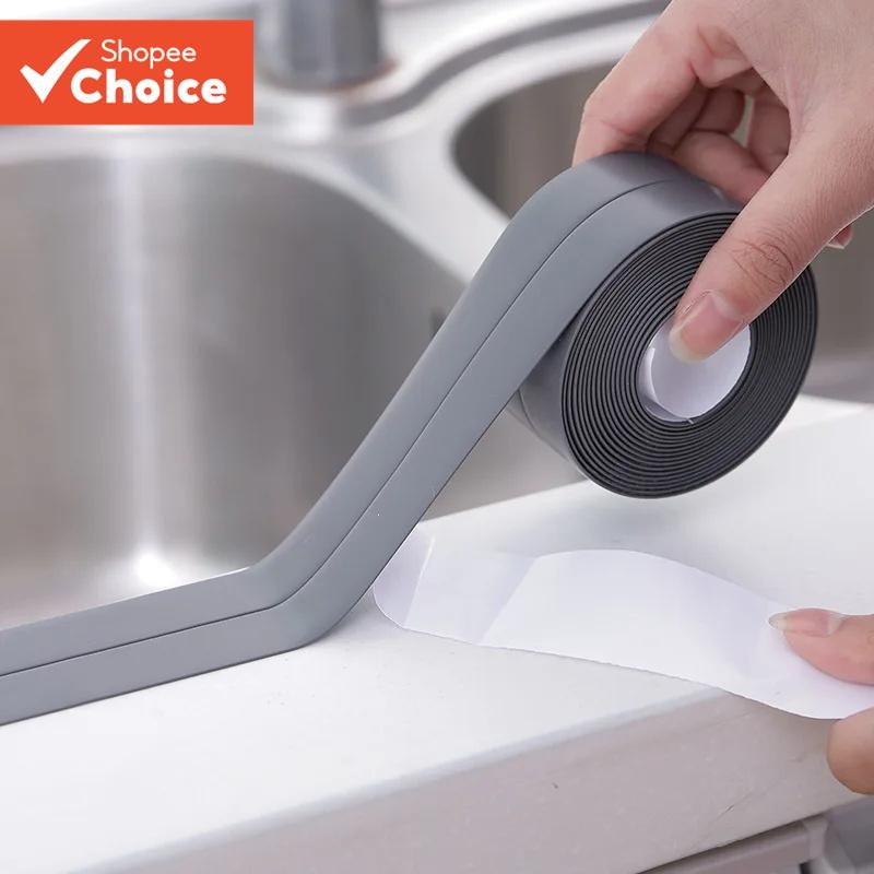 Grey Waterproof Wall Sticker Kitchen Sink For Face In Tape Home Items ...