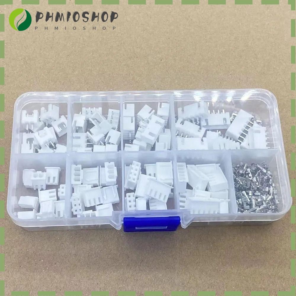 MIOSHOP Header JST Connector, PH2.0 2p 3p 4p 5 pin Terminal Kit 2.0mm Pitch Terminal Kit ...