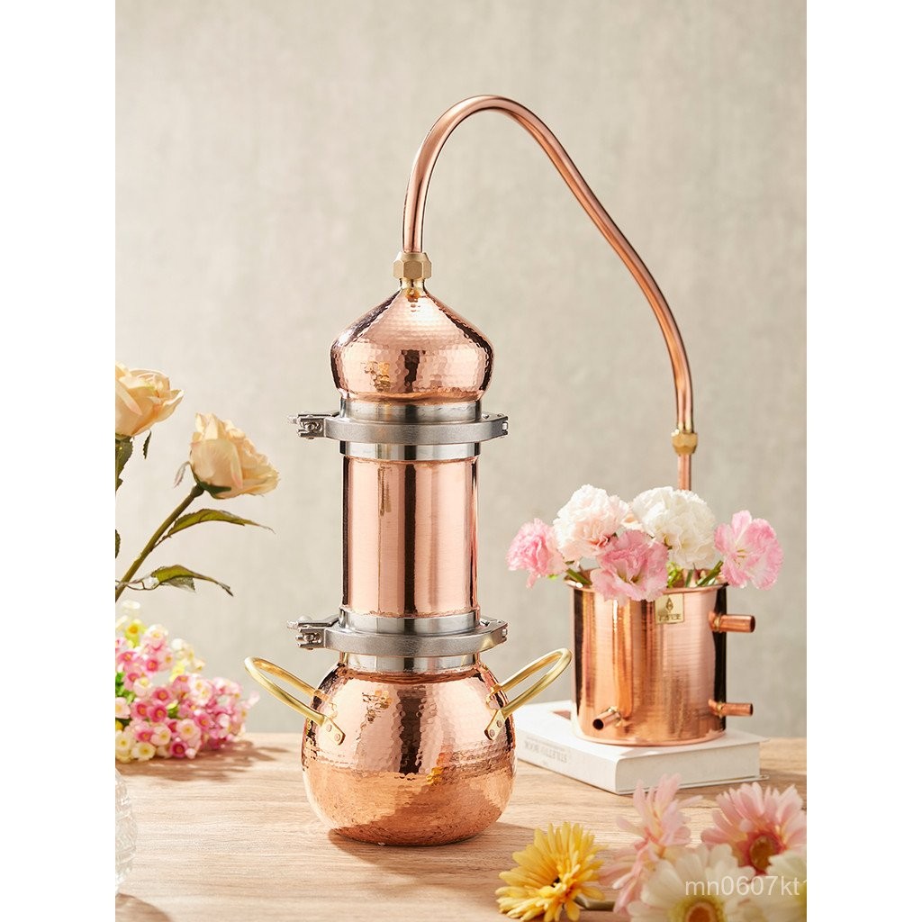 Small Distiller Extractor Wine Glass Filter Pure Copper Hydrosol ...