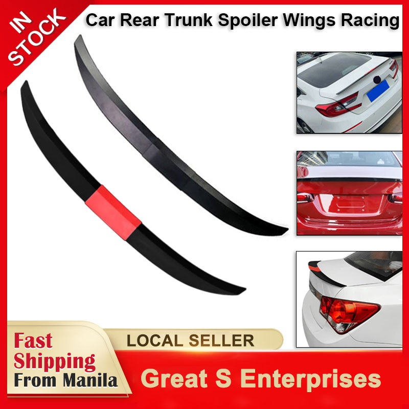 GSE Auto Parts Universal Car Rear Trunk Spoiler Wings Racing Adjustable ...