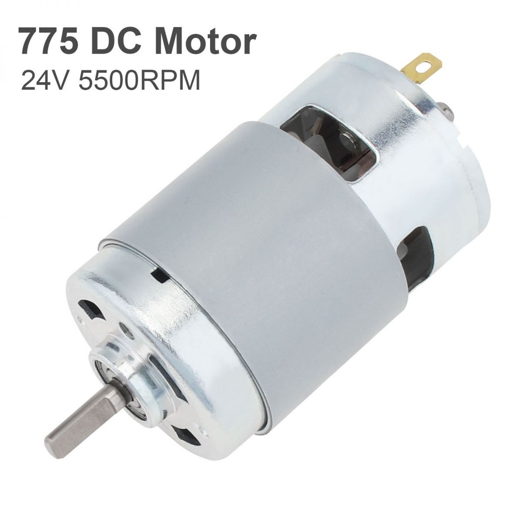 775 DC Motor D-Shaft 24V 5500RPM High-speed Large Torque Motor for ...