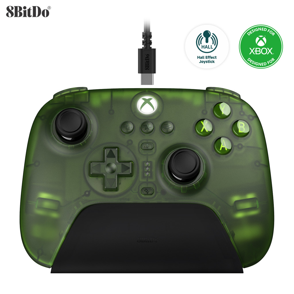 8Bitdo Ultimate 3-mode Hall Effect Joysticks/Hall Trigger Controller Charging Dock Wireless for ...