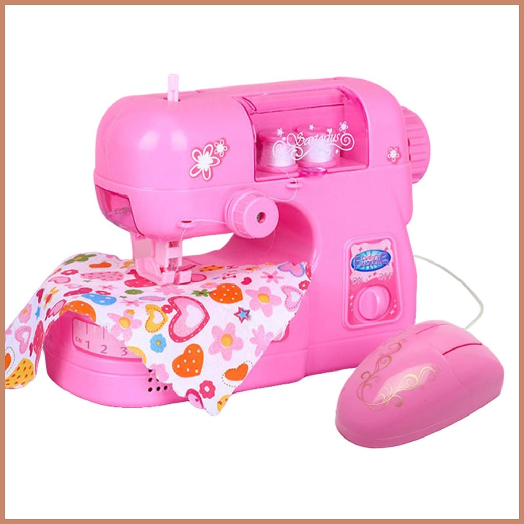 Portable Sewing Machine Easy Electric Sewing Machine Pretend Toys for ...