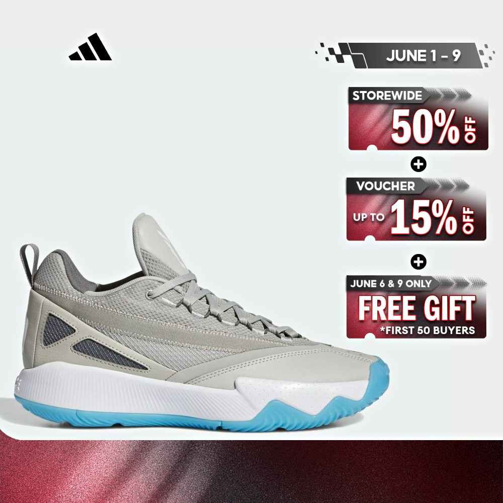 adidas Basketball Dame Certified 2 Shoes Unisex Grey IE7793 | Shopee ...