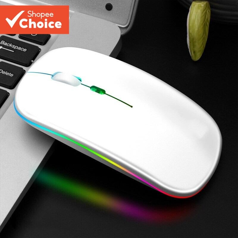 Wireless mouse rechargeable, Bluetooth compatible, connect and use a ...