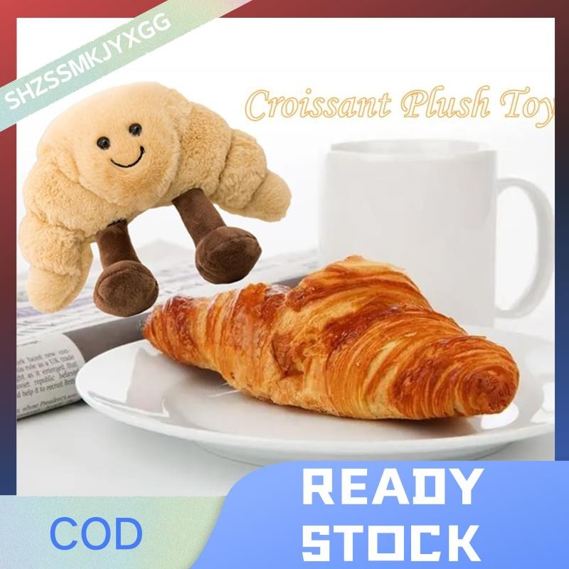 Bread Plush Toy Cute Bread Pillow Stuffed Animals Funny Soft Food ...